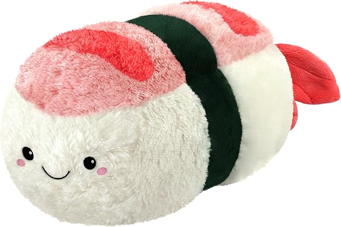 Amazon.com: Squishable / Comfort Food Shrimp Sushi 15" Plush : Toys & Games