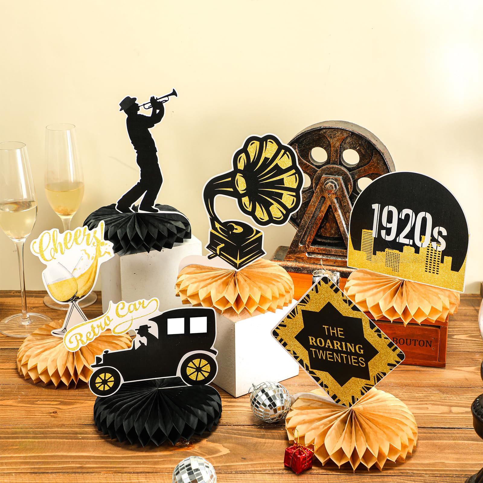 Roaring Twenties Party Favors Beistle Roaring 20's Theme Prom Kit (42