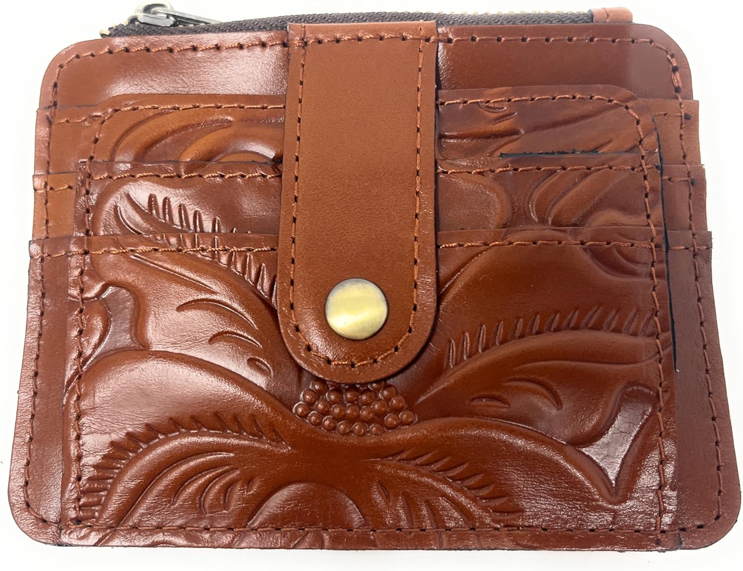Amazon.com: Patricia Nash Tooled Leather Cassis ID Card Case Wallet ...