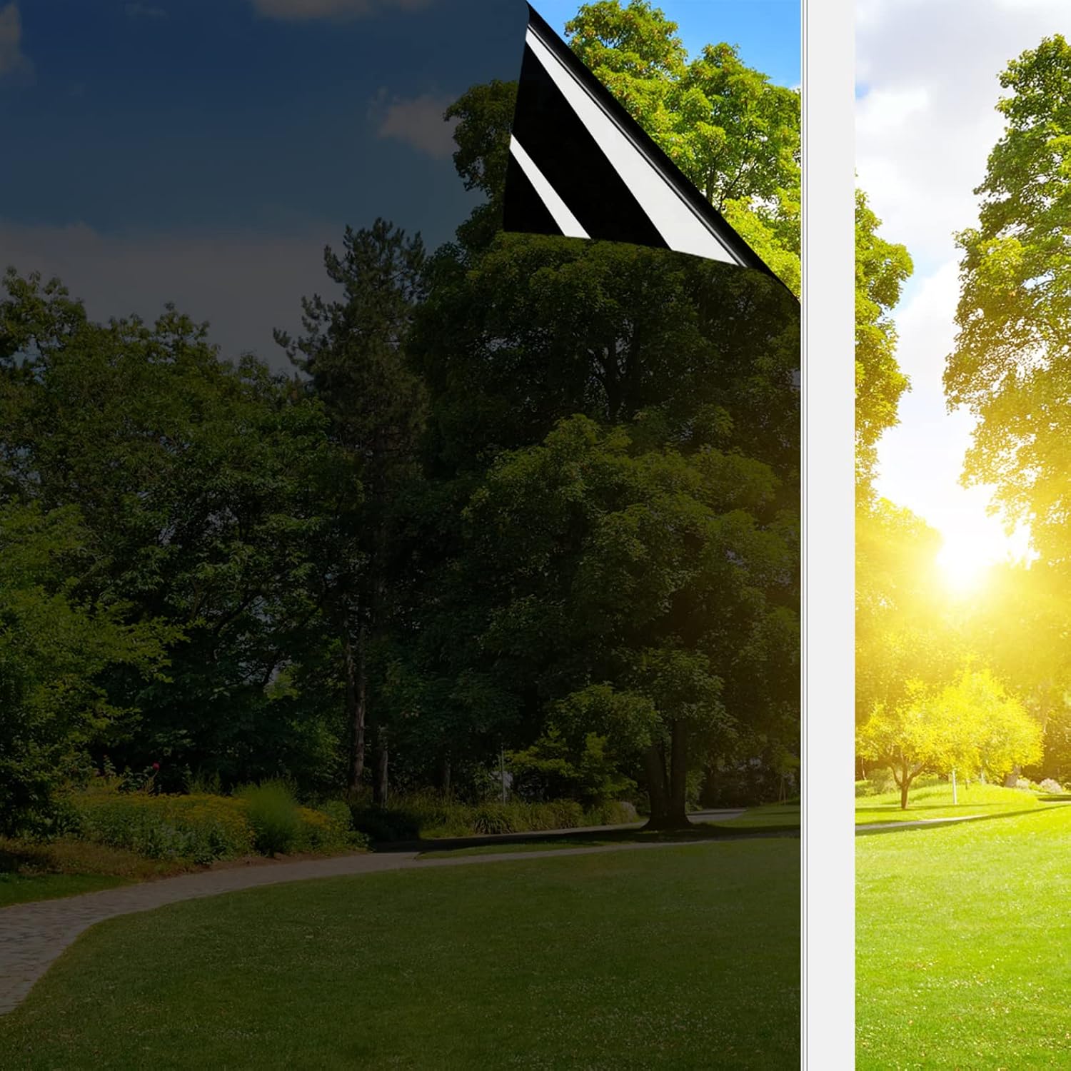 Amazon.com: Ohmywor One Way Window Privacy Film, Sun Blocking Anti UV ...