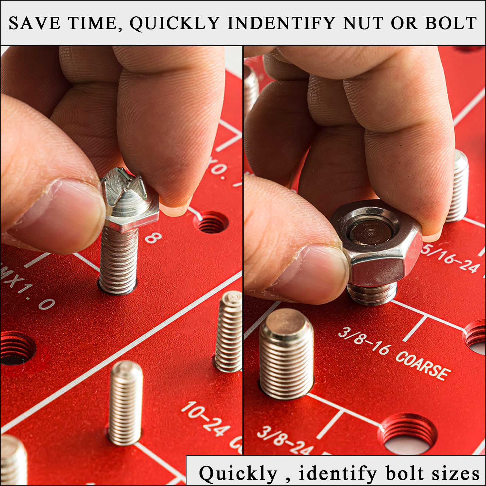 Snapklik.com : Thread Checker, 28 Nut And Bolt Thread Checker ...