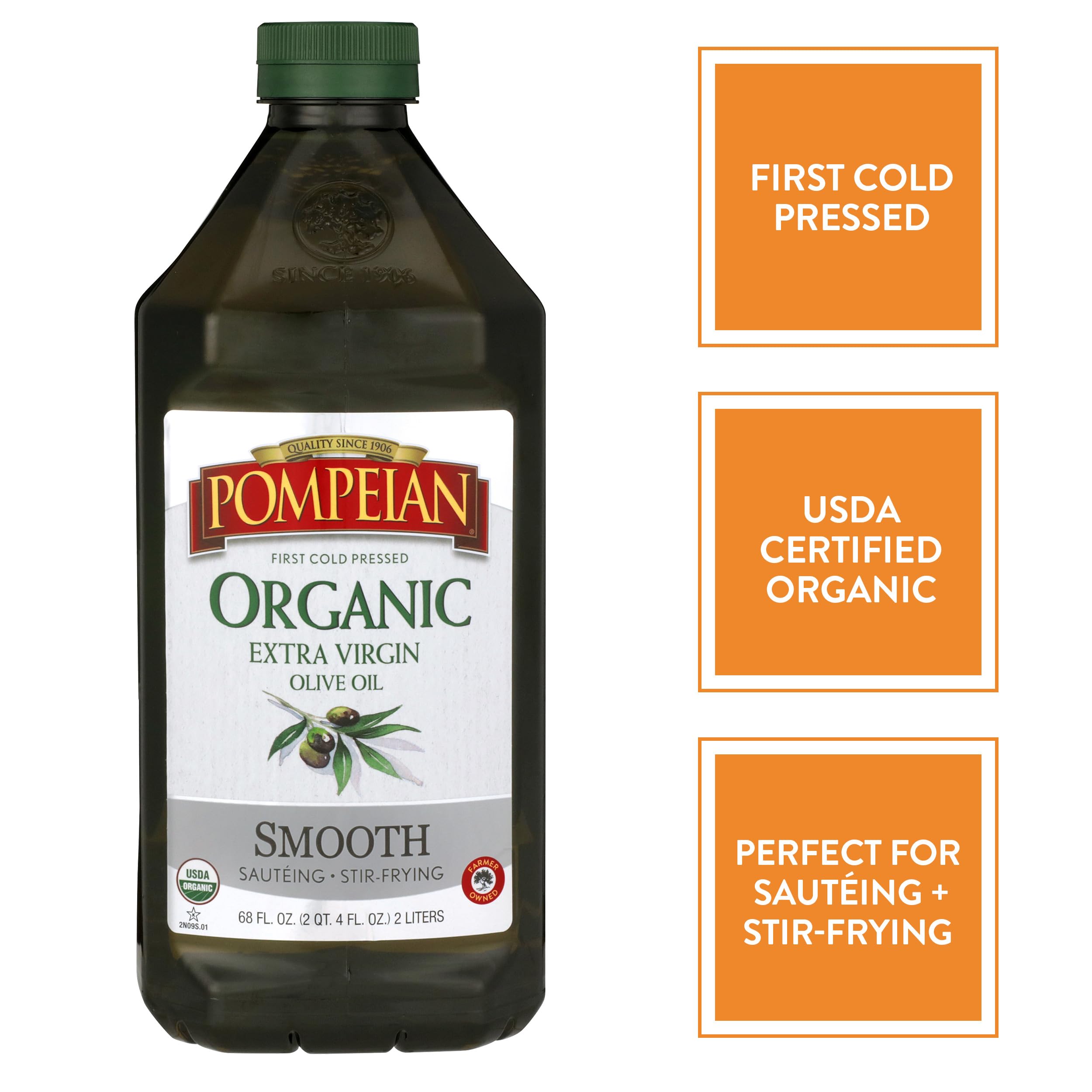 Snapklik.com : Pompeian USDA Organic Smooth Extra Virgin Olive Oil