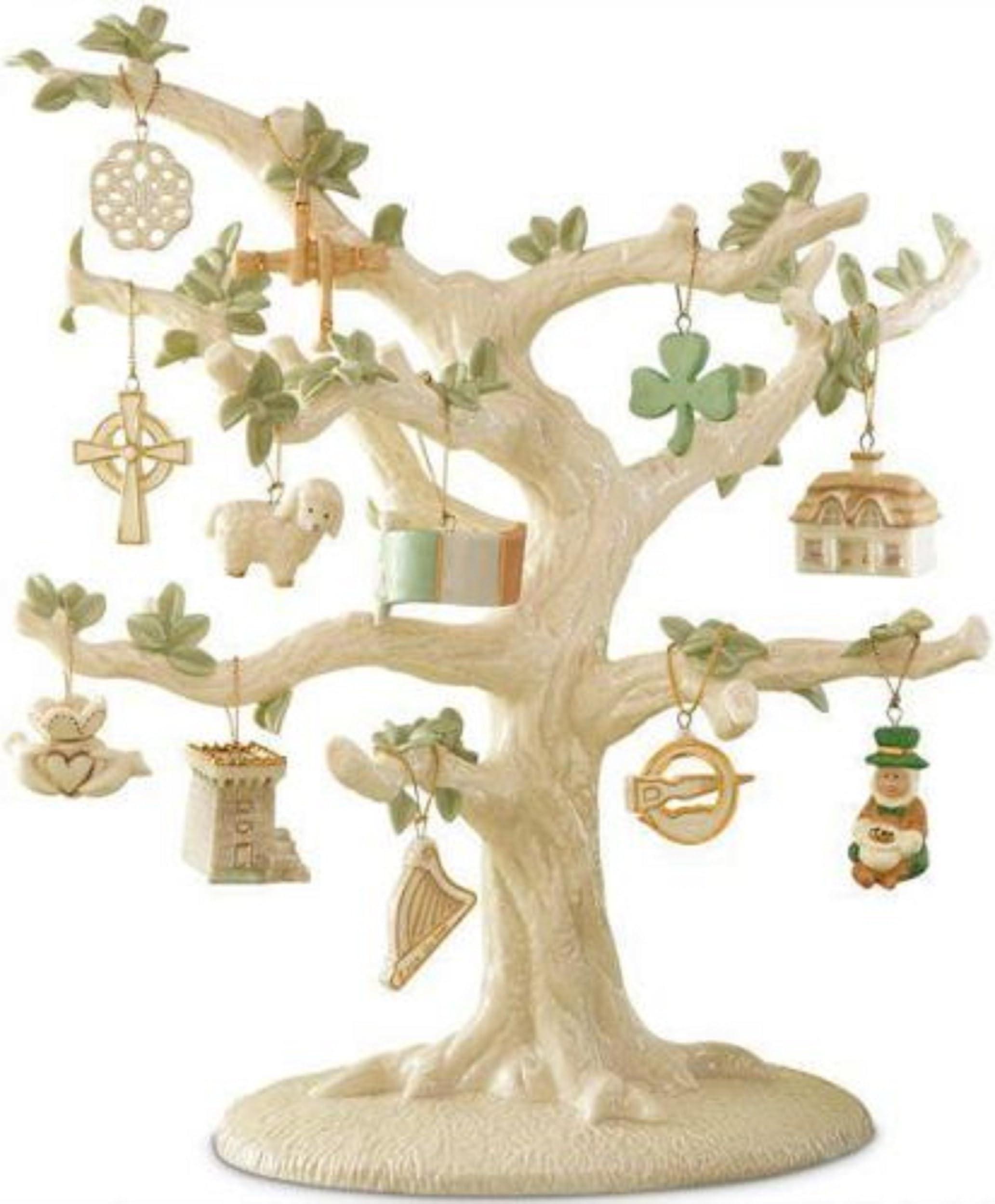 Amazon.com: Lenox Luck of The Irish Miniature Tree Ornaments Set 12 St ...