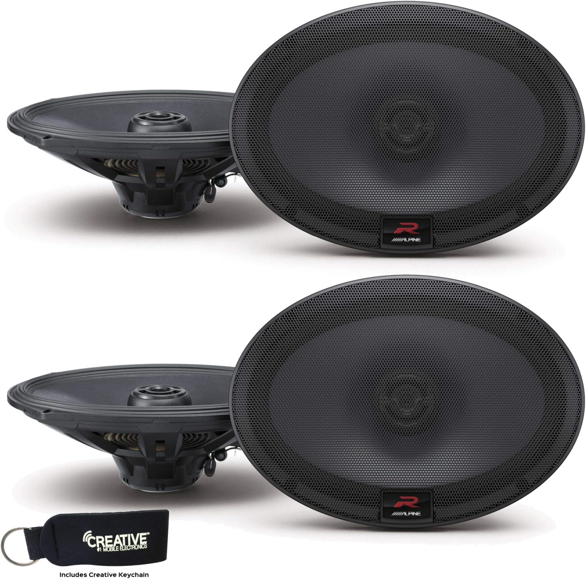Amazon.com: Alpine R-S69 Bundle - Two Pairs of Alpine R-S69 6x9 Inch ...