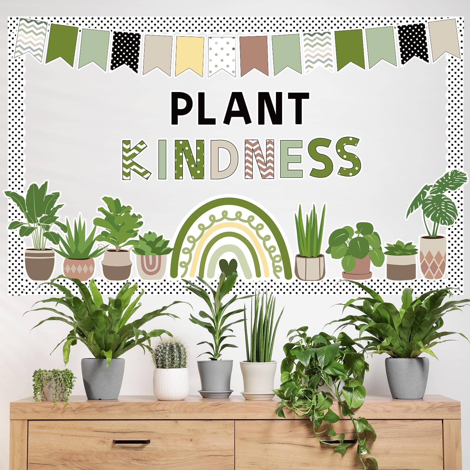 Snapklik.com : ZOiiWA 98 Pcs Summer Greenery Bulletin Board Decorations ...