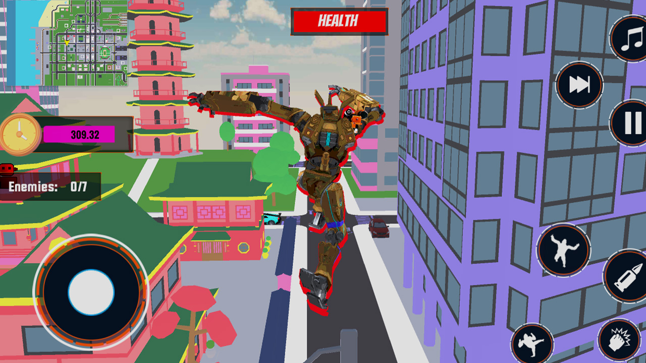 Robot Fighting Flying Car Robot Game 3D - App on Amazon Appstore