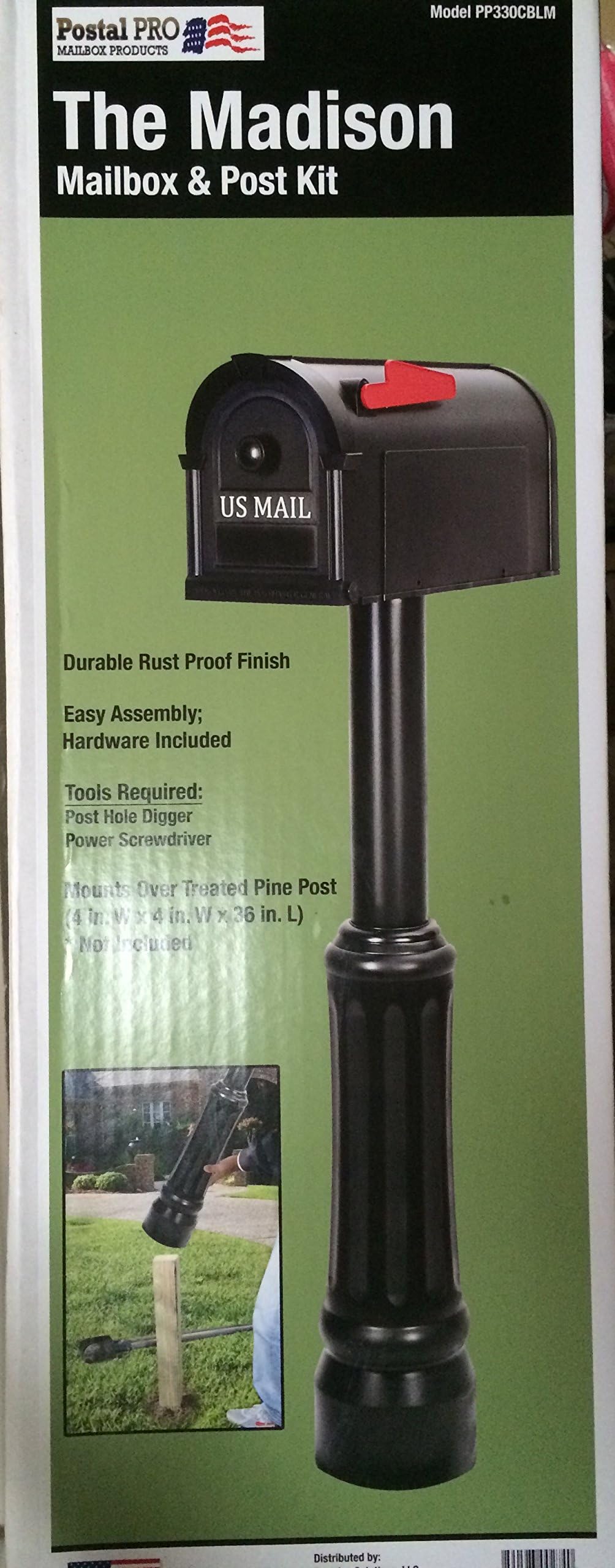 The Madison Mailbox & Post Kit - Home And Garden Products - Amazon.com