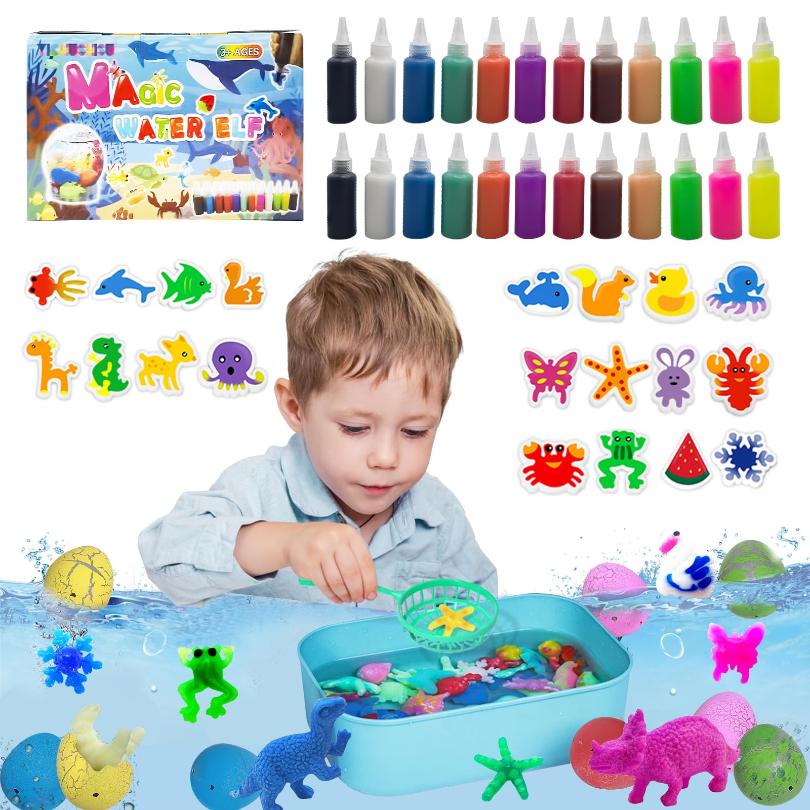 Snapklik.com : Magic Water Elf Toy Kit,Aqua Fairy Water Gel Kit,Waters ...