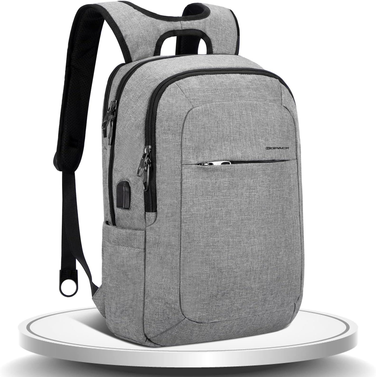 Amazon.com: College Backpack, Travel Laptop School Backpack with USB ...