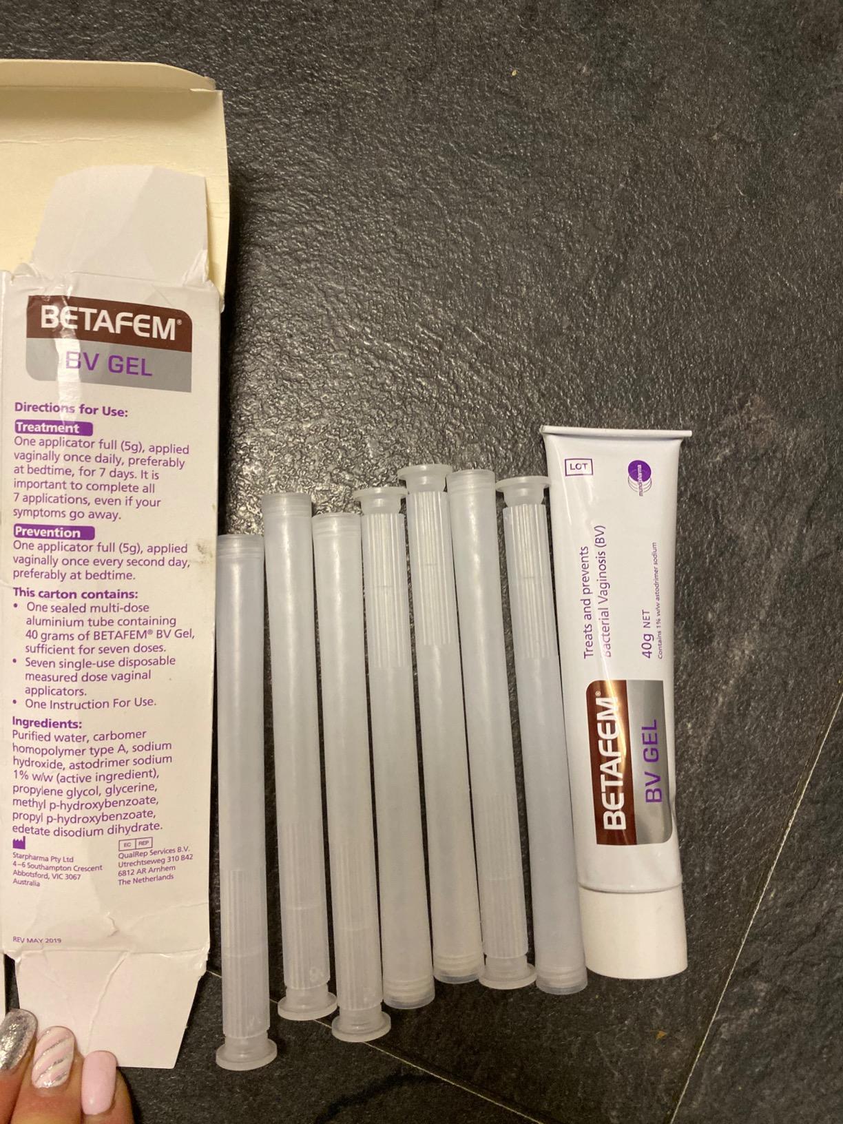 BETAFEM BV Gel 40 g Clinically Proven to Treat Bacterial Vaginosis (BV ...