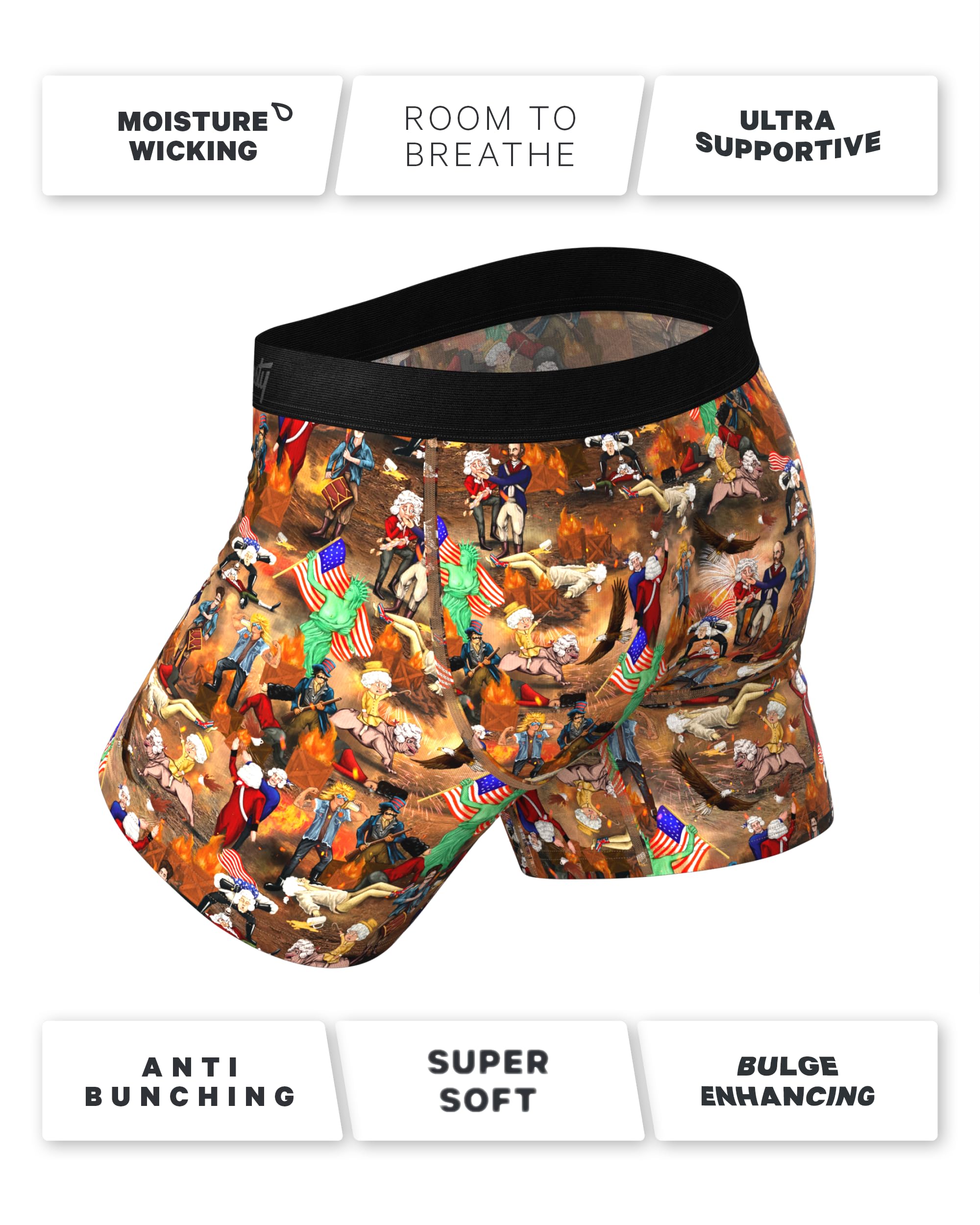 Snapklik.com : Shinesty Hammock Support Mens Underwear Boxer Briefs Men