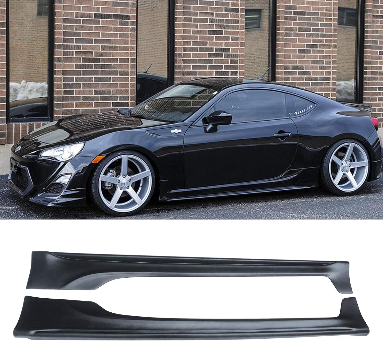 Amazon.com: NINTE Side Skirts for 2012-2021 Scion FR-S Subaru BRZ ...