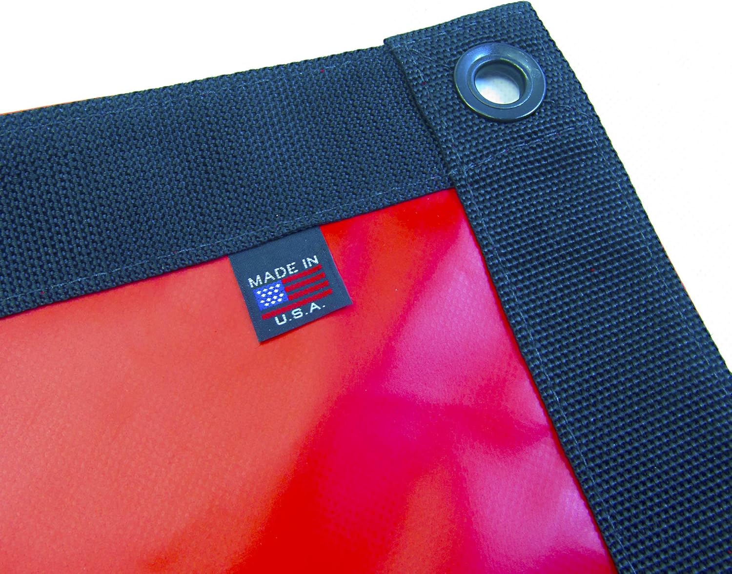 Tarp, Heavy Duty, Red 4' X 6' Feet Waterproof, 18 Oz. Vinyl w ...