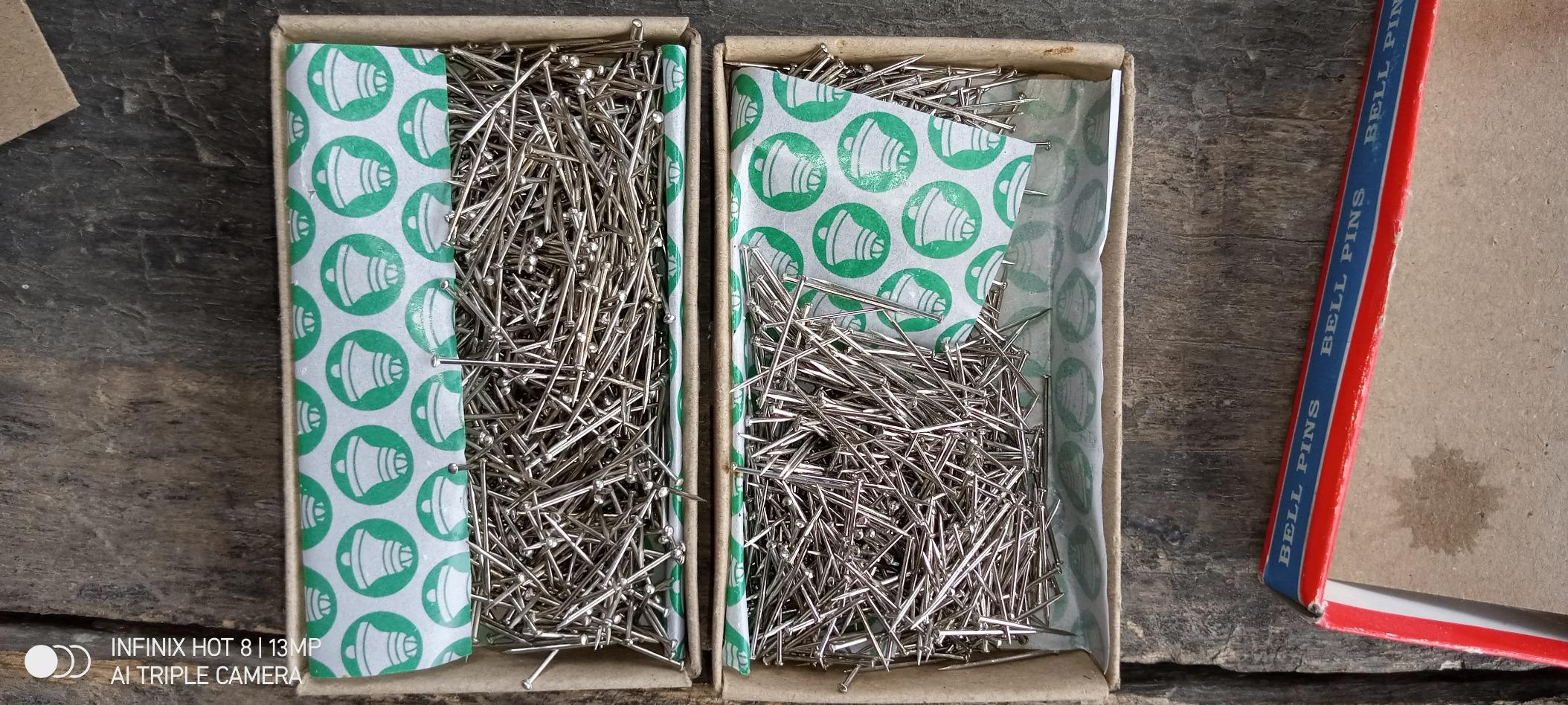 BELL PINS Nickel Plated Steel Pins : Amazon.in: Office Products