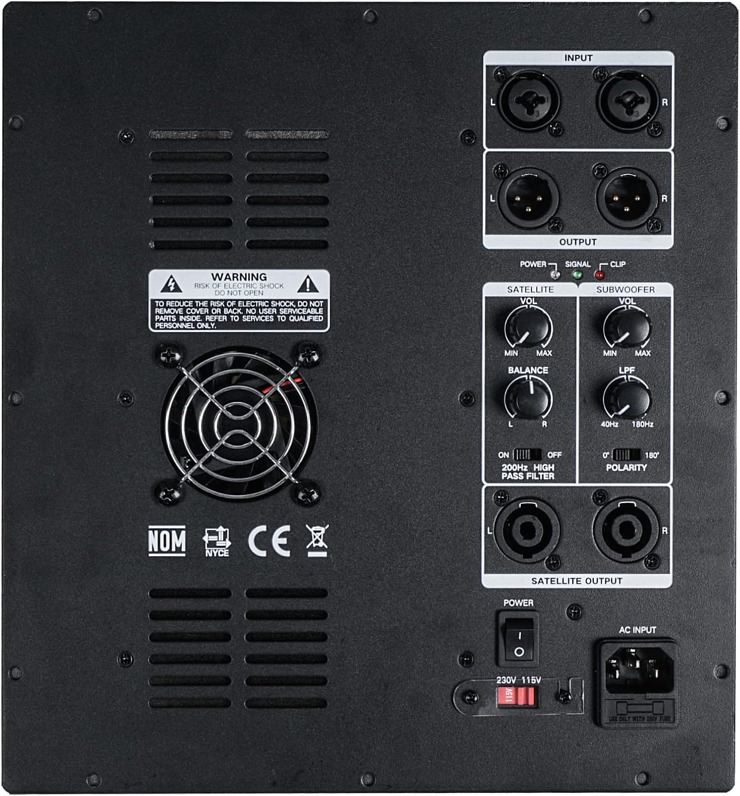 Amazon.com: Dayton Audio SPA250DSP 250W Subwoofer Plate Amplifier with ...