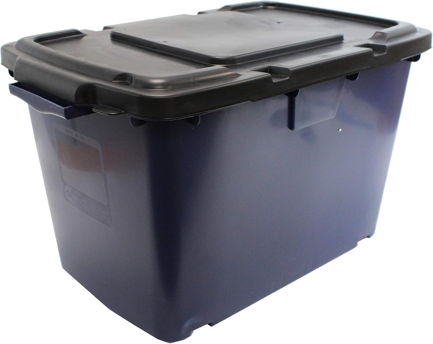 All-Green Coral 55 Litre Blue Outdoor Kerbside Waste Recycling Box ...