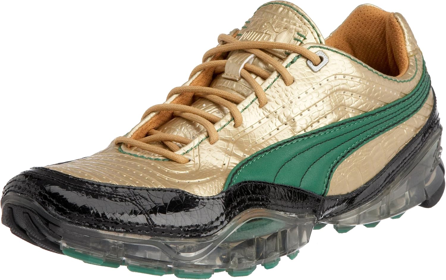 Puma Men's Cell Meio Metallic Croc Puma Gold-Amazon-Black 183486-01 6.5 ...