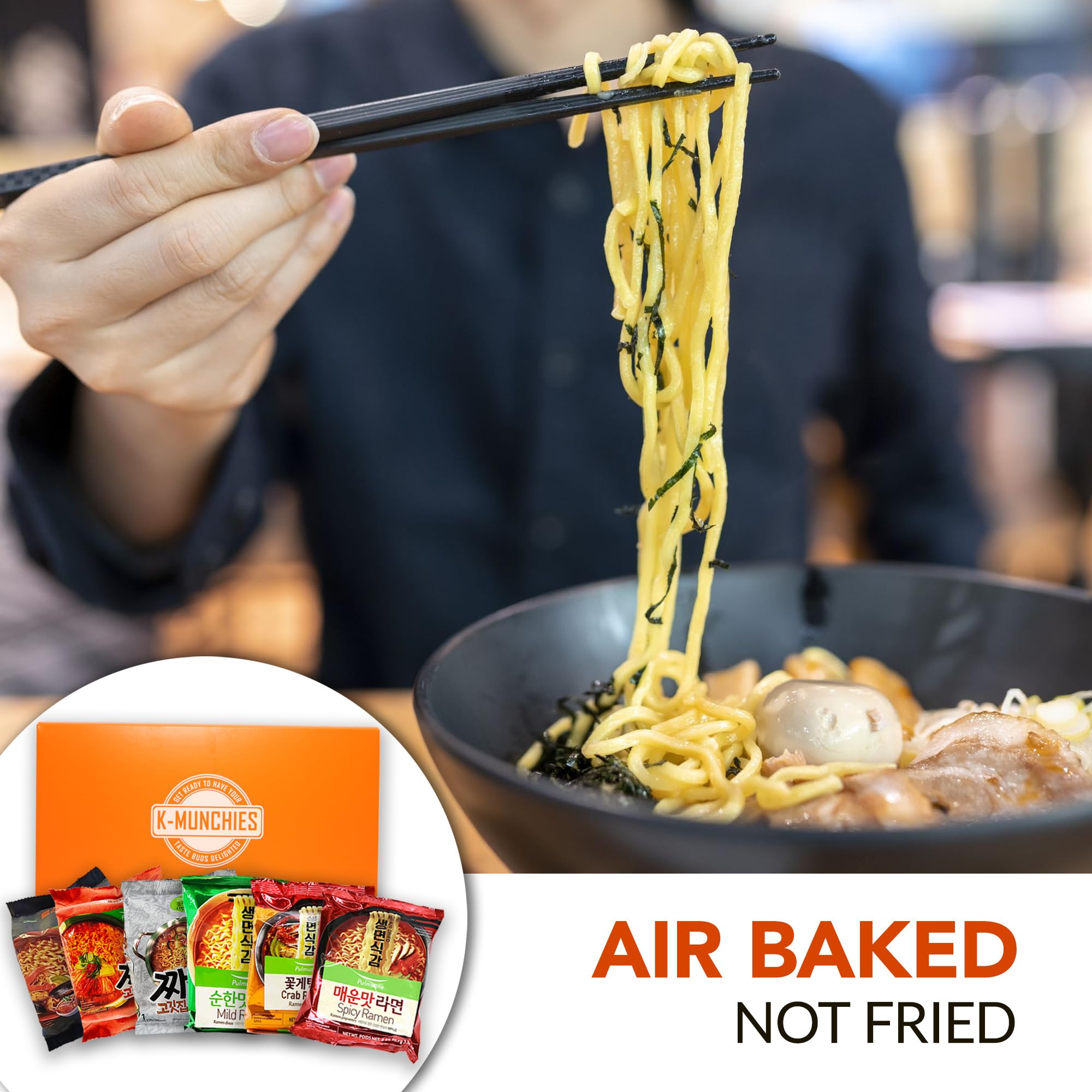 Snapklik.com : K-Munchies Pulmuone Non-Fried Ramyun Korean Noodles ...