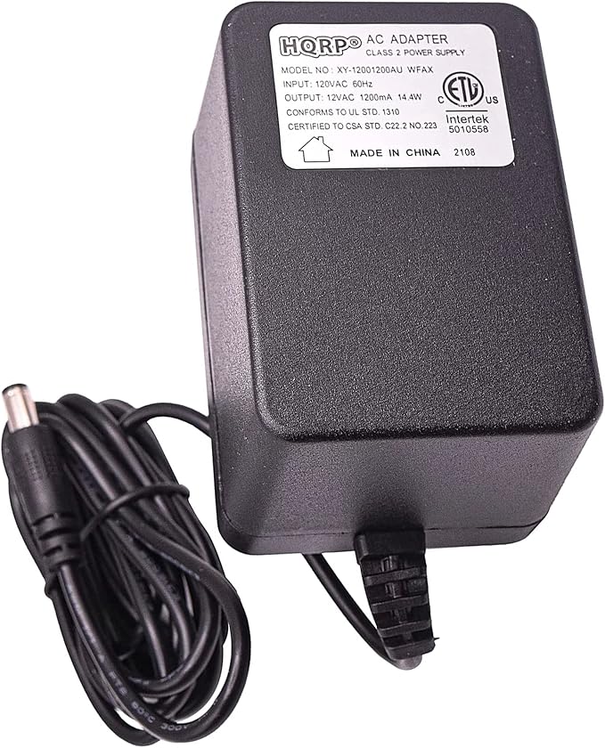 Amazon.com: HQRP AC to AC Wall Adapter Transformer 12V @ 1200 mA ...