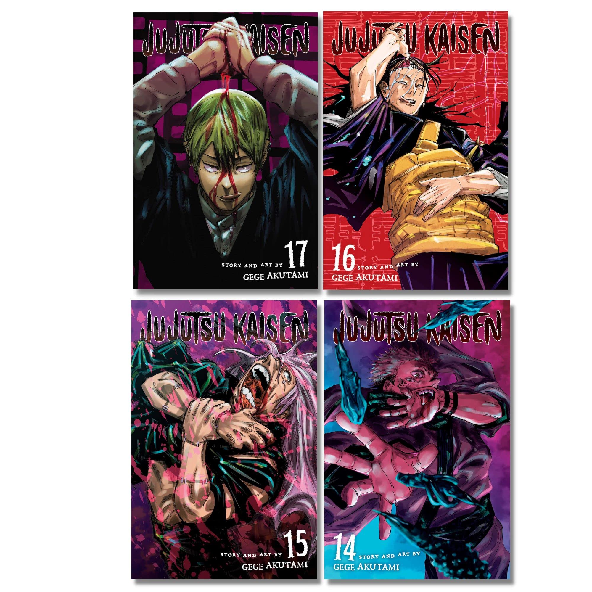 Snapklik.com : Jujutsu Kaisen Manga Set, Vol 6-17