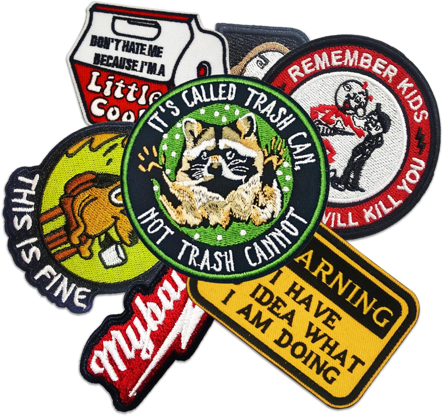 Amazon.com: 3 Pack Animal Bear Tiger Fox Tactical Morale Patches ...