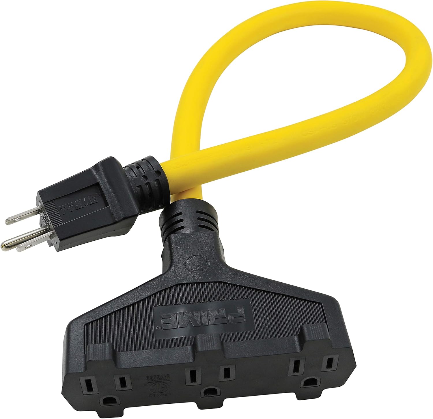 Amazon.com: Prime AD050802 Triple-Tap Adapter, Yellow : Industrial ...