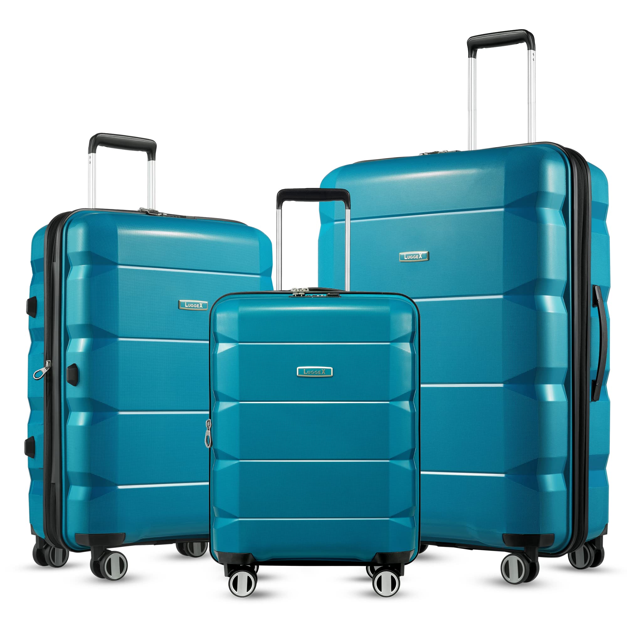 ( only one bag ) LUGGEX Expandable Carry On Luggage - PP Hard Sided ...