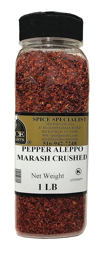 Amazon.com : Aleppo / Marash Pepper 1 lb Plastic Container - Halaby ...