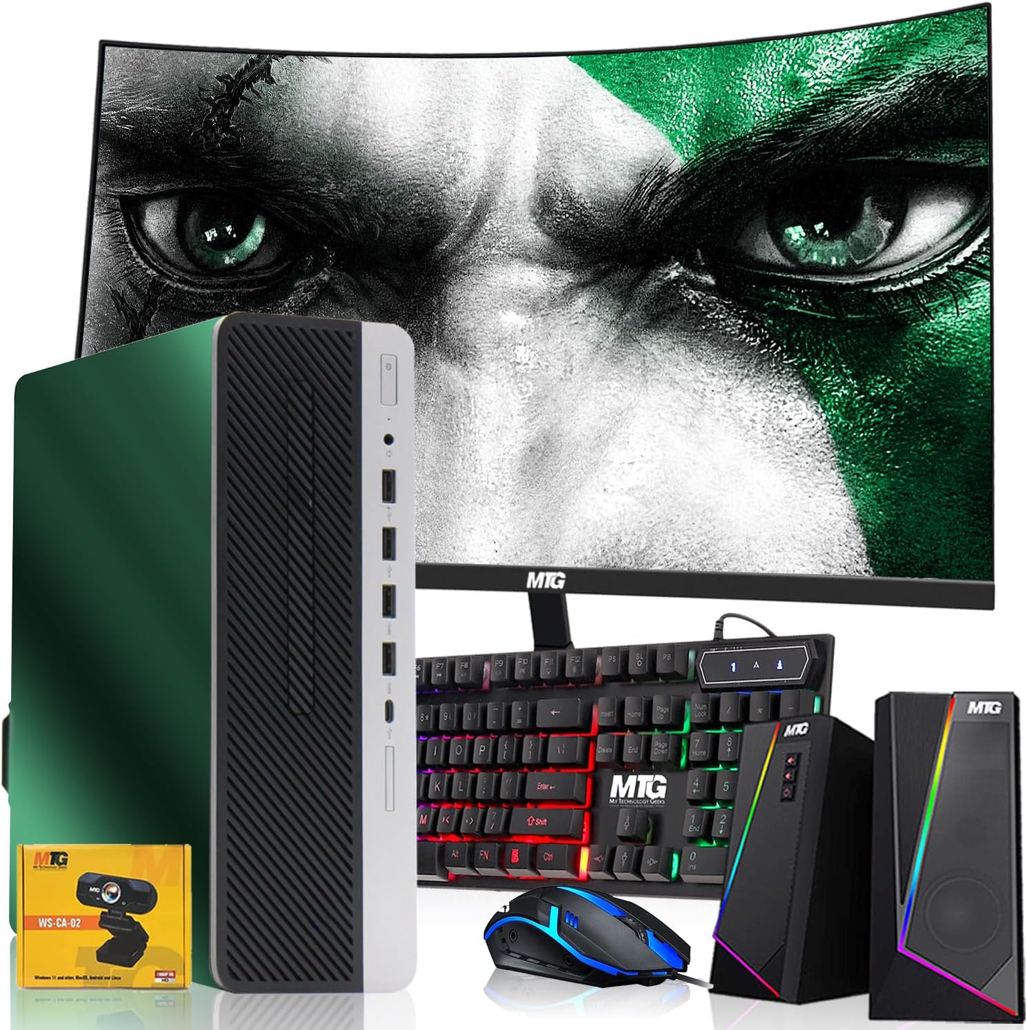 Amazon.com: HP G3 Gaming Desktop, Green Edition – Intel Core i5 6th Gen ...