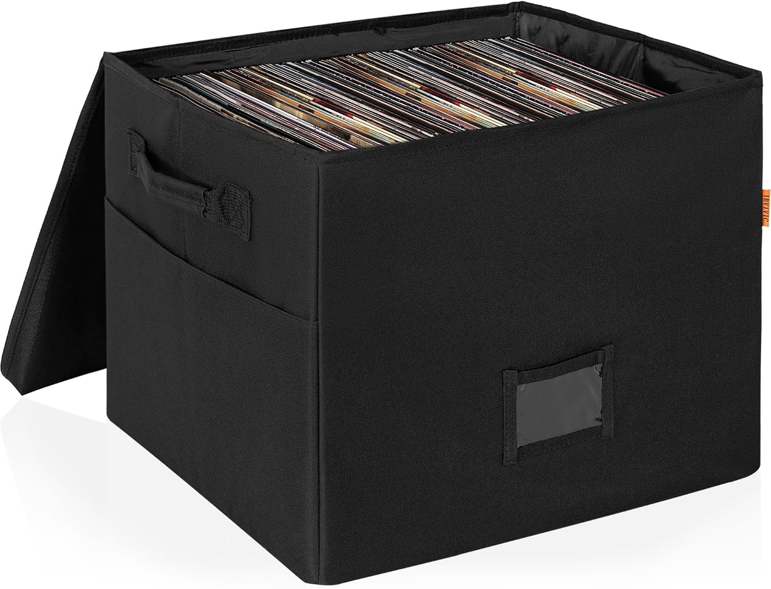 Amazon.com: Vinyl Record Storage Box with Handle Vinyl Album Storage ...