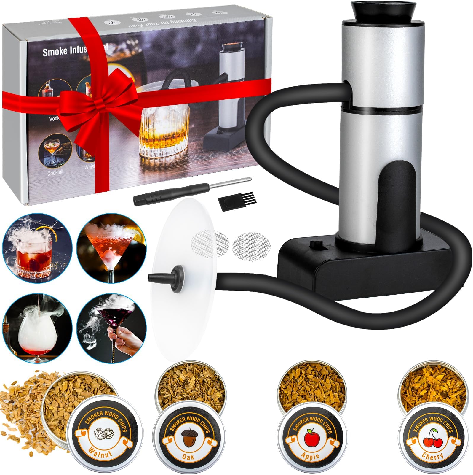 Amazon.com : INKBIRDPLUS Smoking Gun Wood Smoke Infuser - Premium Kit ...