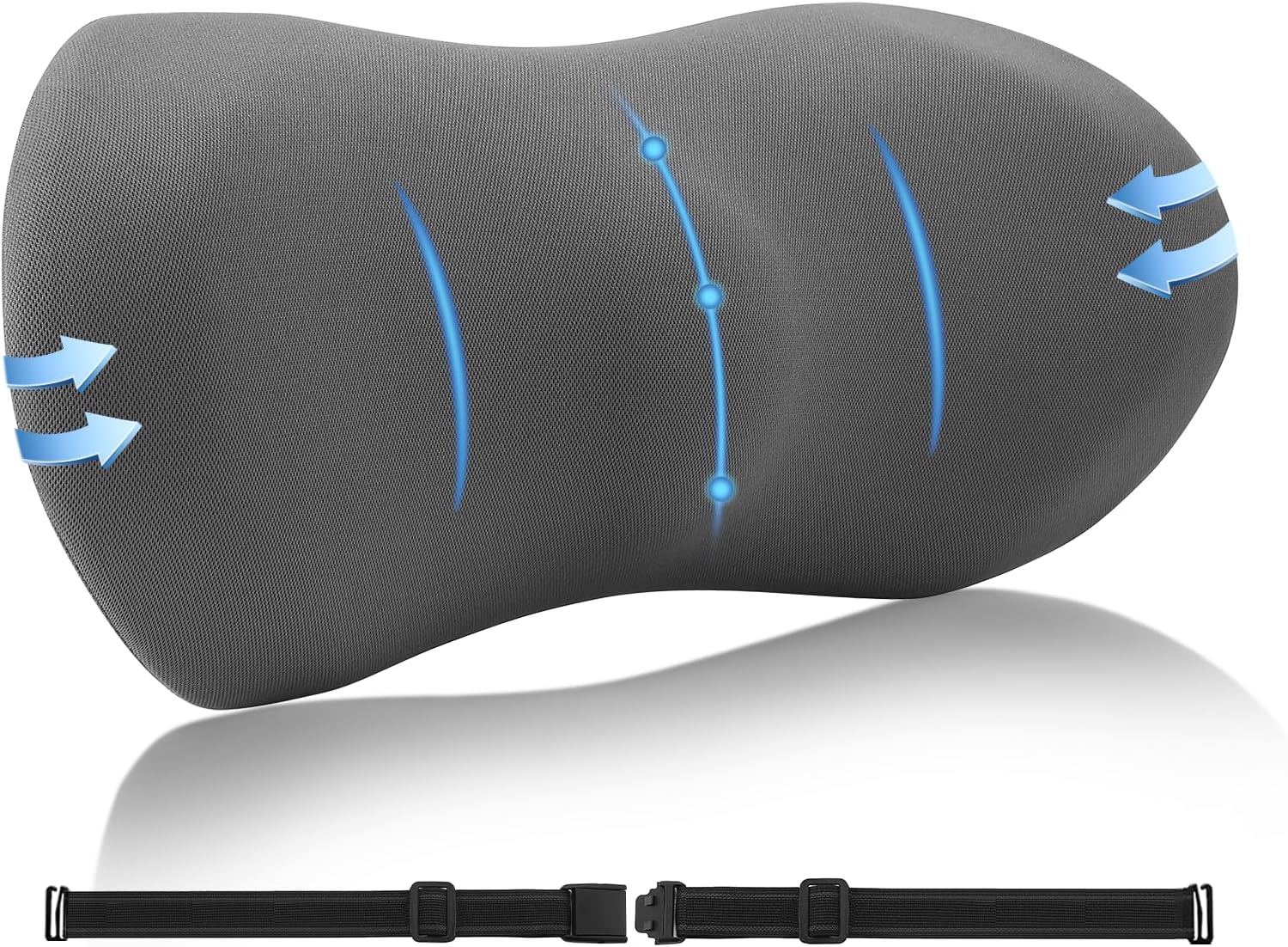 Amazon.com: Lumbar Support Pillow, Lumbar Pillow for Low Back Pain ...