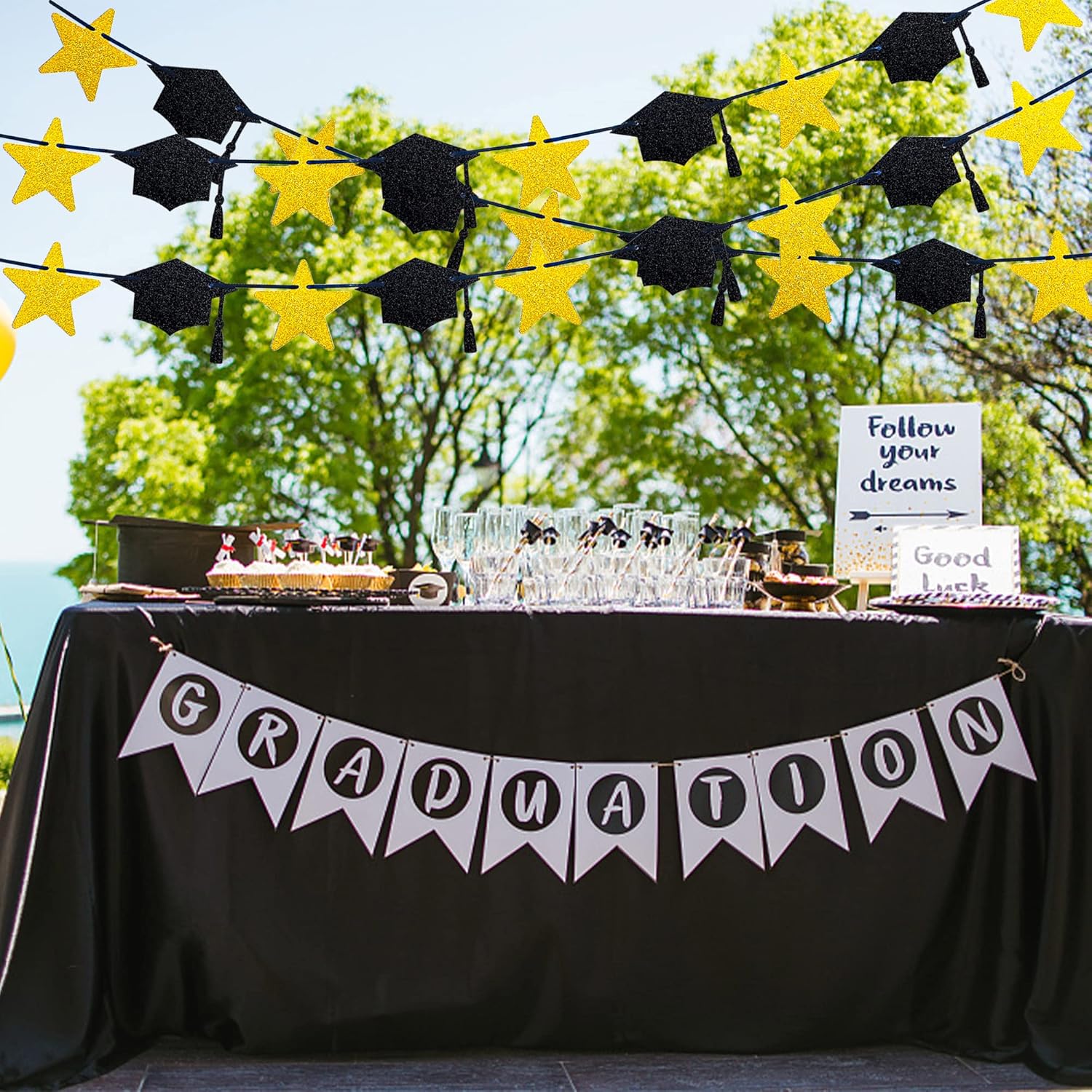 10 pancartas de graduación de papel de felicitaciones graduadas ...
