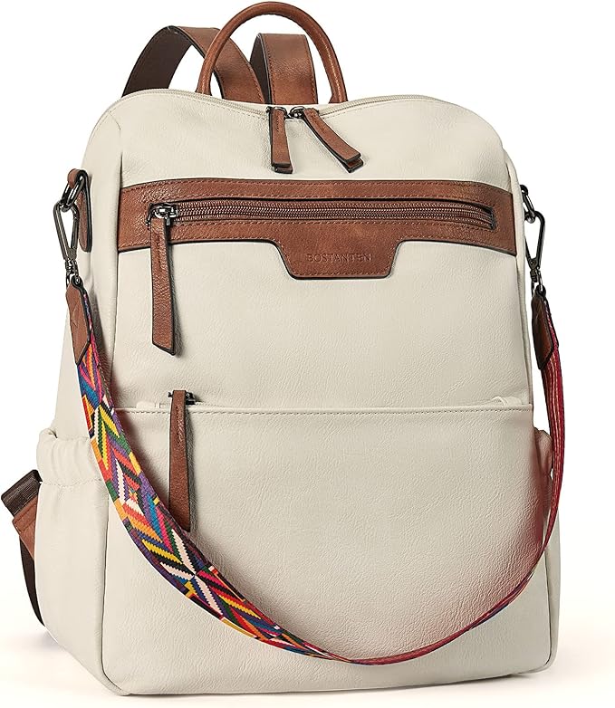 Amazon.com: BOSTANTEN Backpack Purse for Women Fashion Designer Travel ...