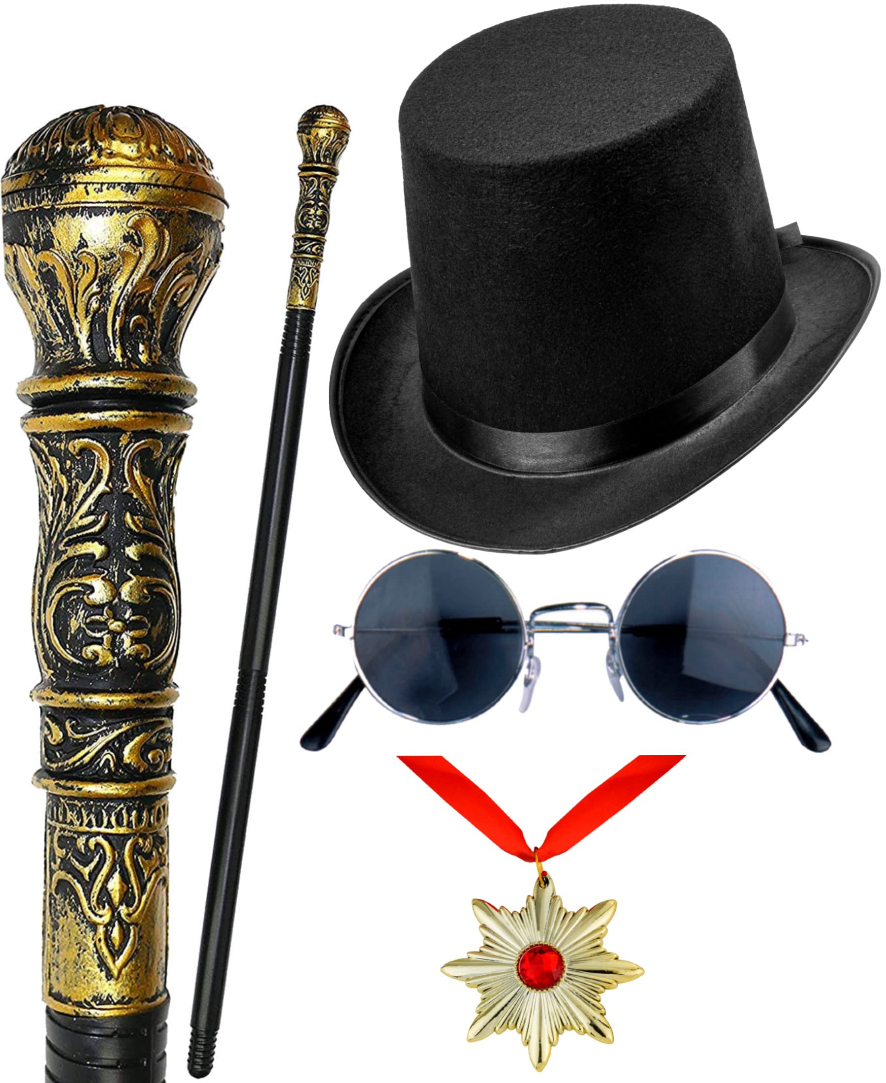 Adult Gothic Vampire Dracula Fancy Dress Costume Accessory Set ...