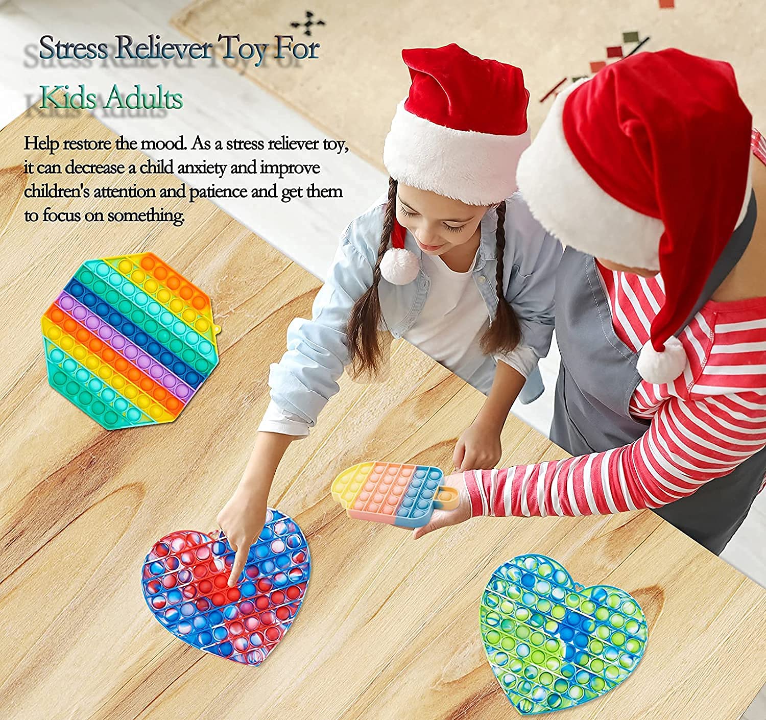 HENGARY pop it Fidget Toys, pop it Fidget Toy Set | pop its Fidget Toys ...