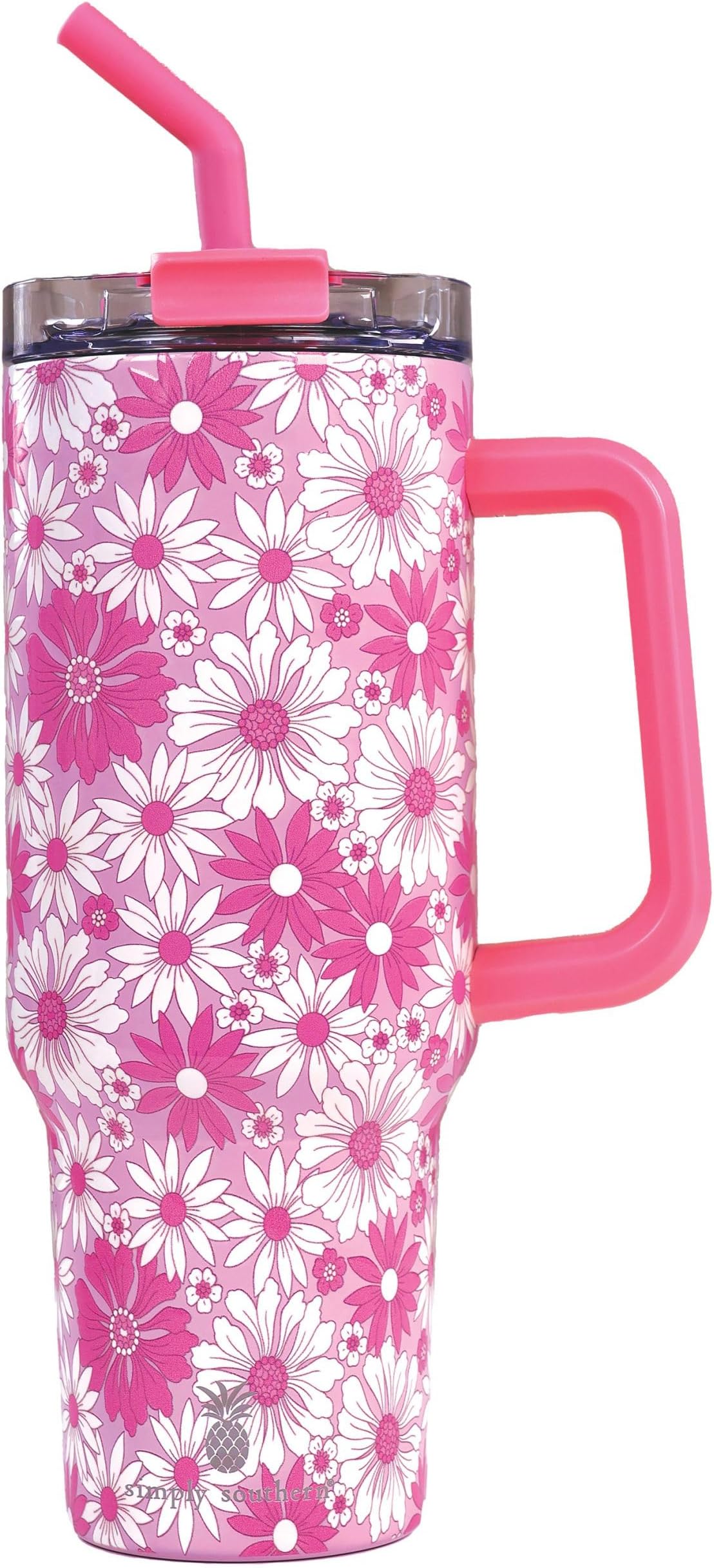 Amazon.com | Simply Southern | 40oz Tumbler with Handle and Straw Lid ...
