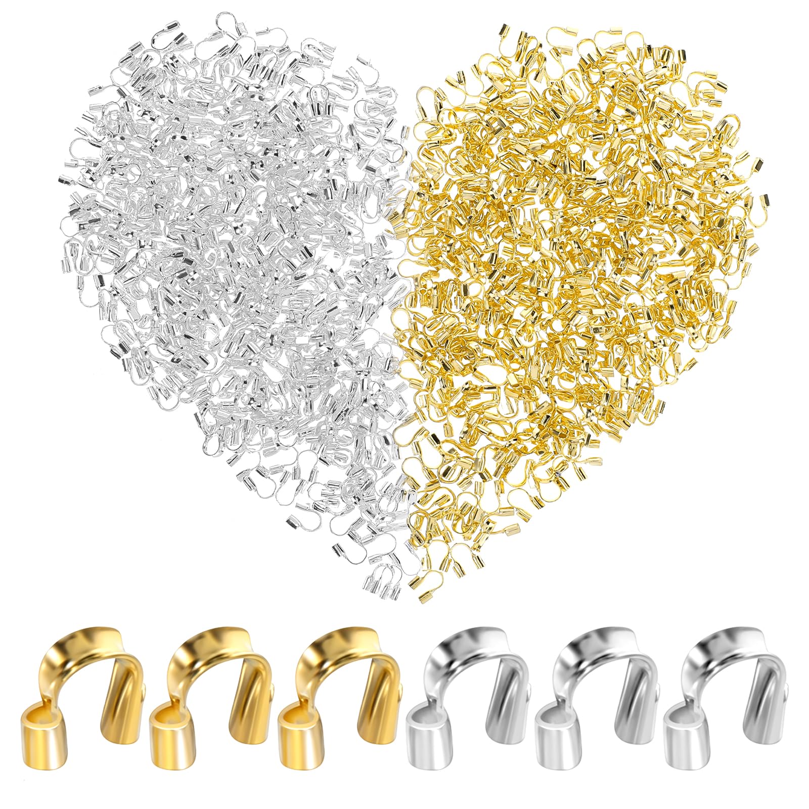 Amazon.com: 800 PCS Brass Wire Guardian Cable Protector, U Shape Wire ...