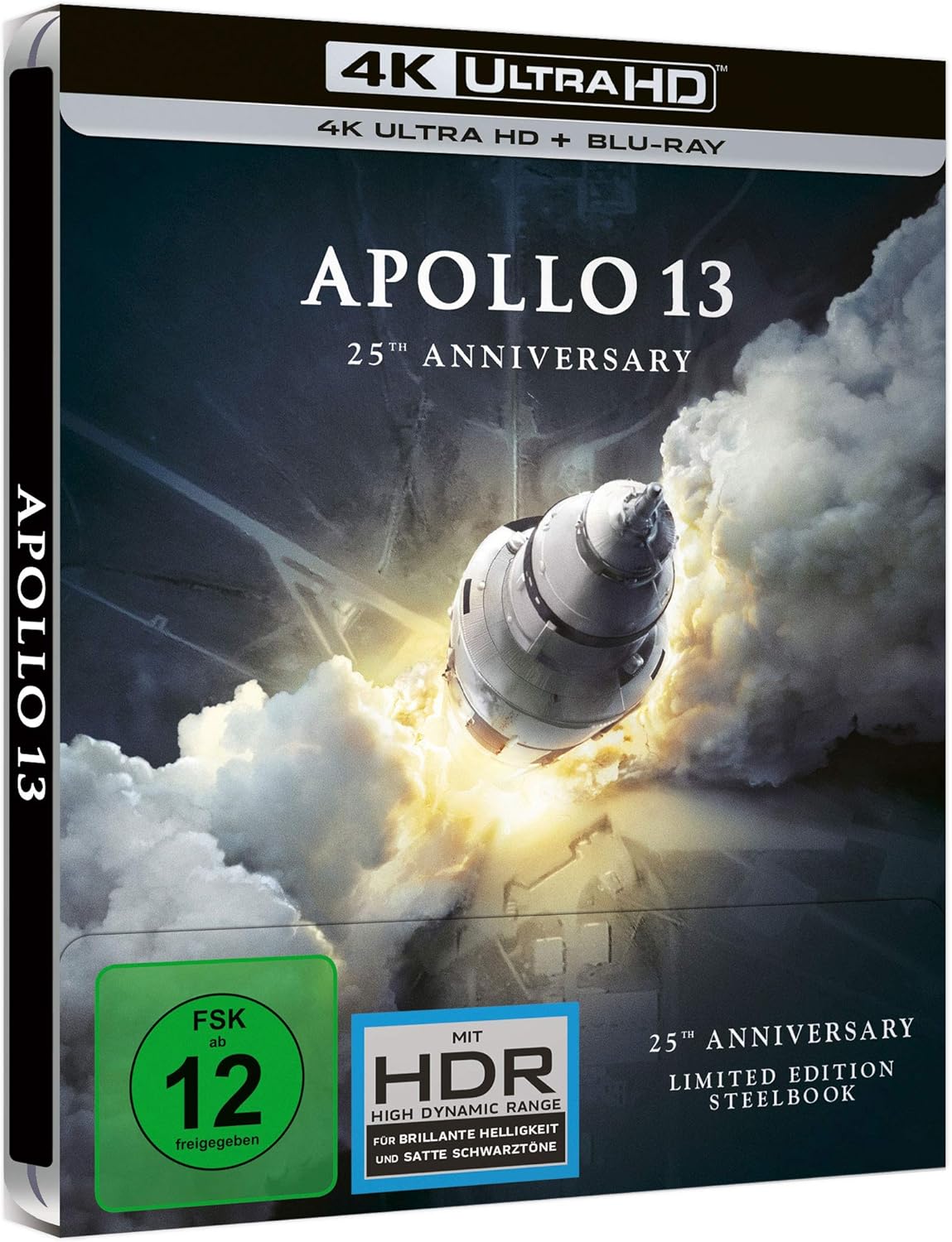 Apollo 13 - 25th Anniversary Lim. Steelbook (4K UHD): Amazon.co.uk: Tom ...