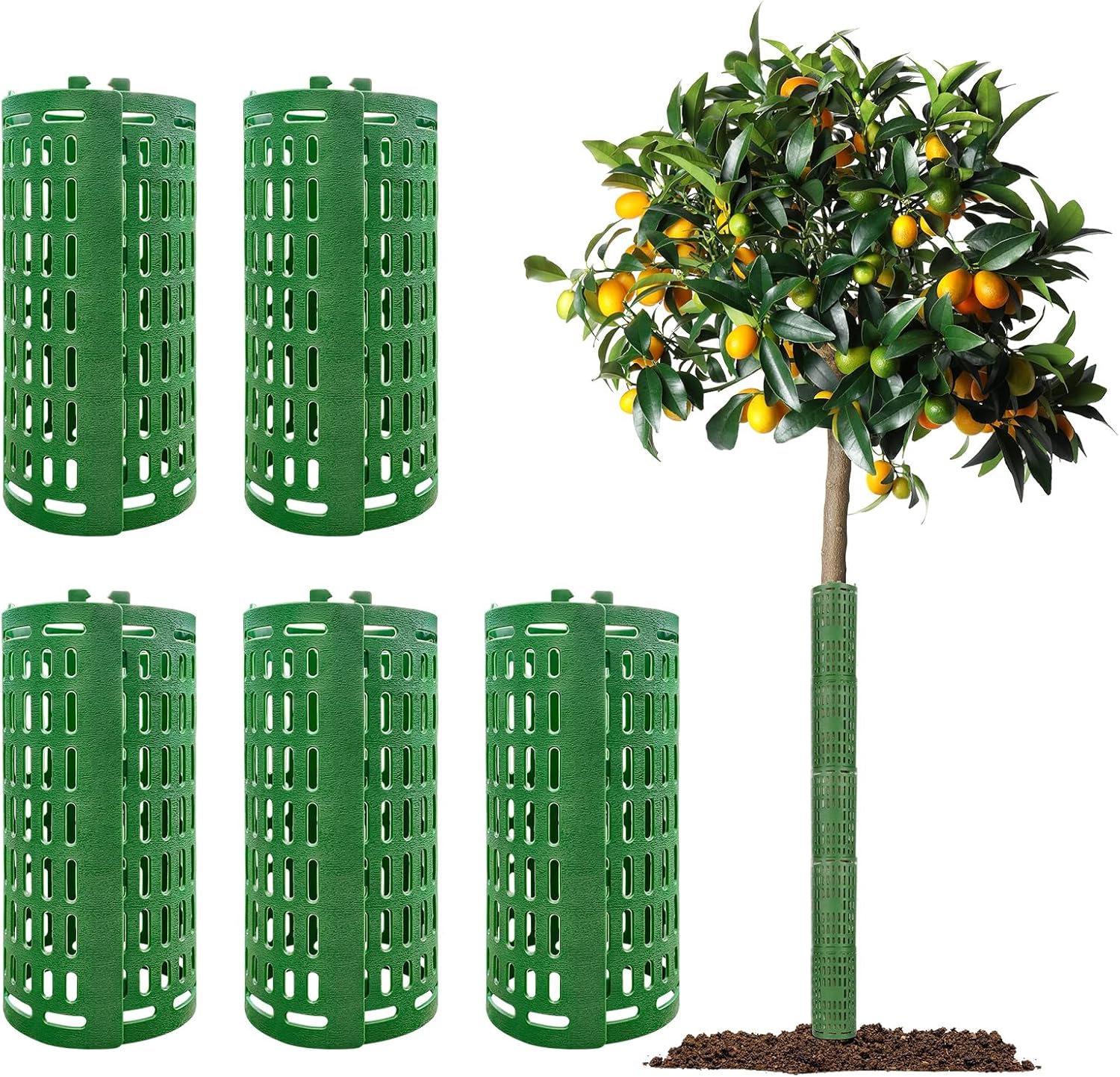 Amazon.com : HBJVSDUI 5 Pcs Tree Trunk Protector 15" x 10" Tree Wraps ...