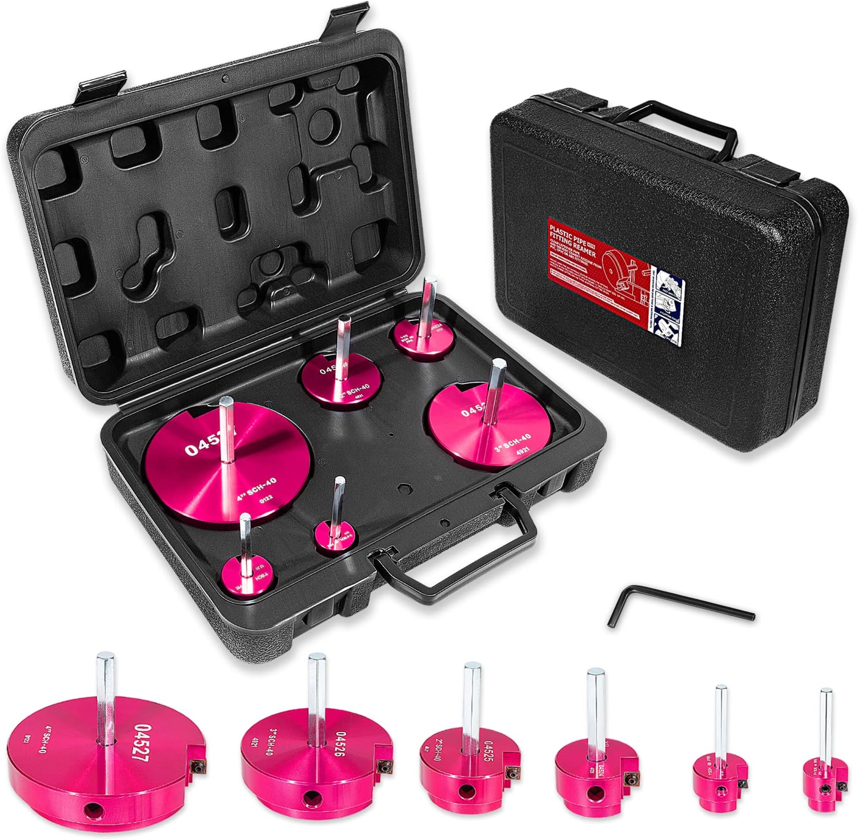 Reed Tool PPR150 Clean Ream Extreme with 3/8-Inch Hex Shaft, 1-½-Inch ...