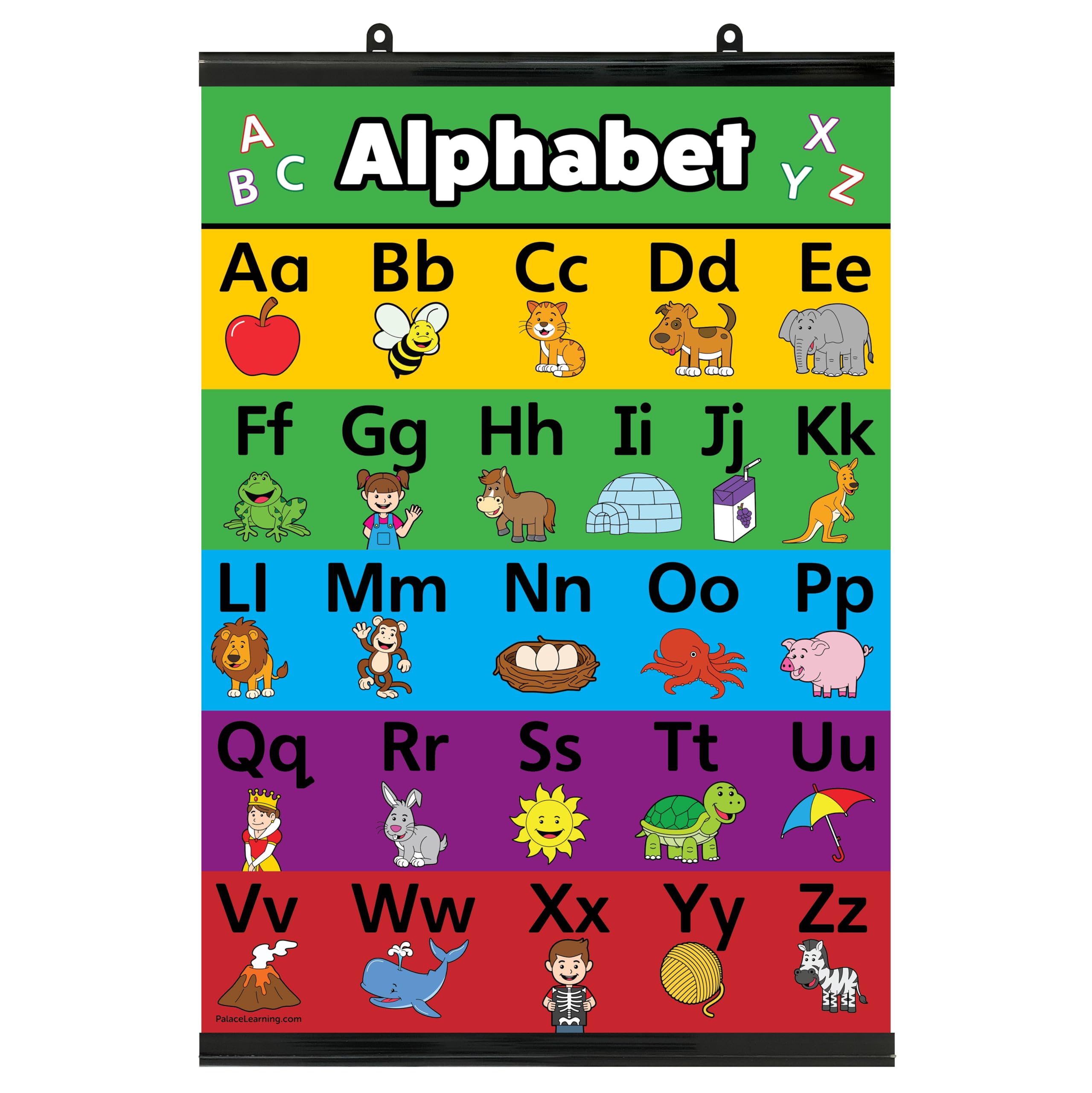 Snapklik.com : Palace Curriculum ABC Alphabet Poster Chart - LAMINATED