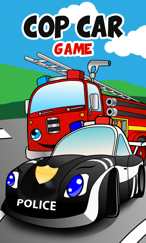 Cool Cop Car games for little kids: Driving down the highway - App on ...