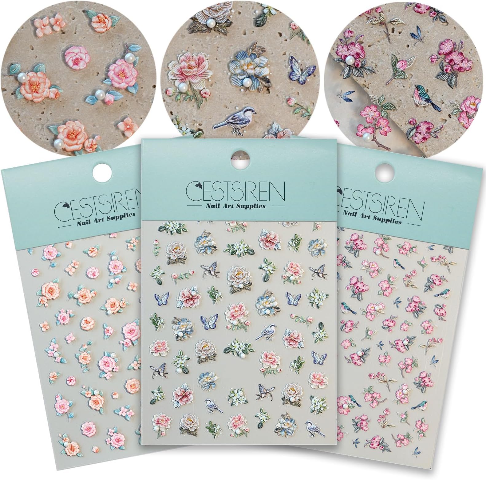 Amazon.com: Southern Country Nails Hummingbird Waterslide Nail Art ...