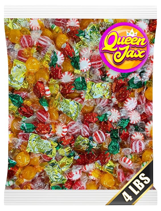 Amazon.com : Bulk Hard Candy Individually Wrapped - 4 lb Hard Candy Mix ...
