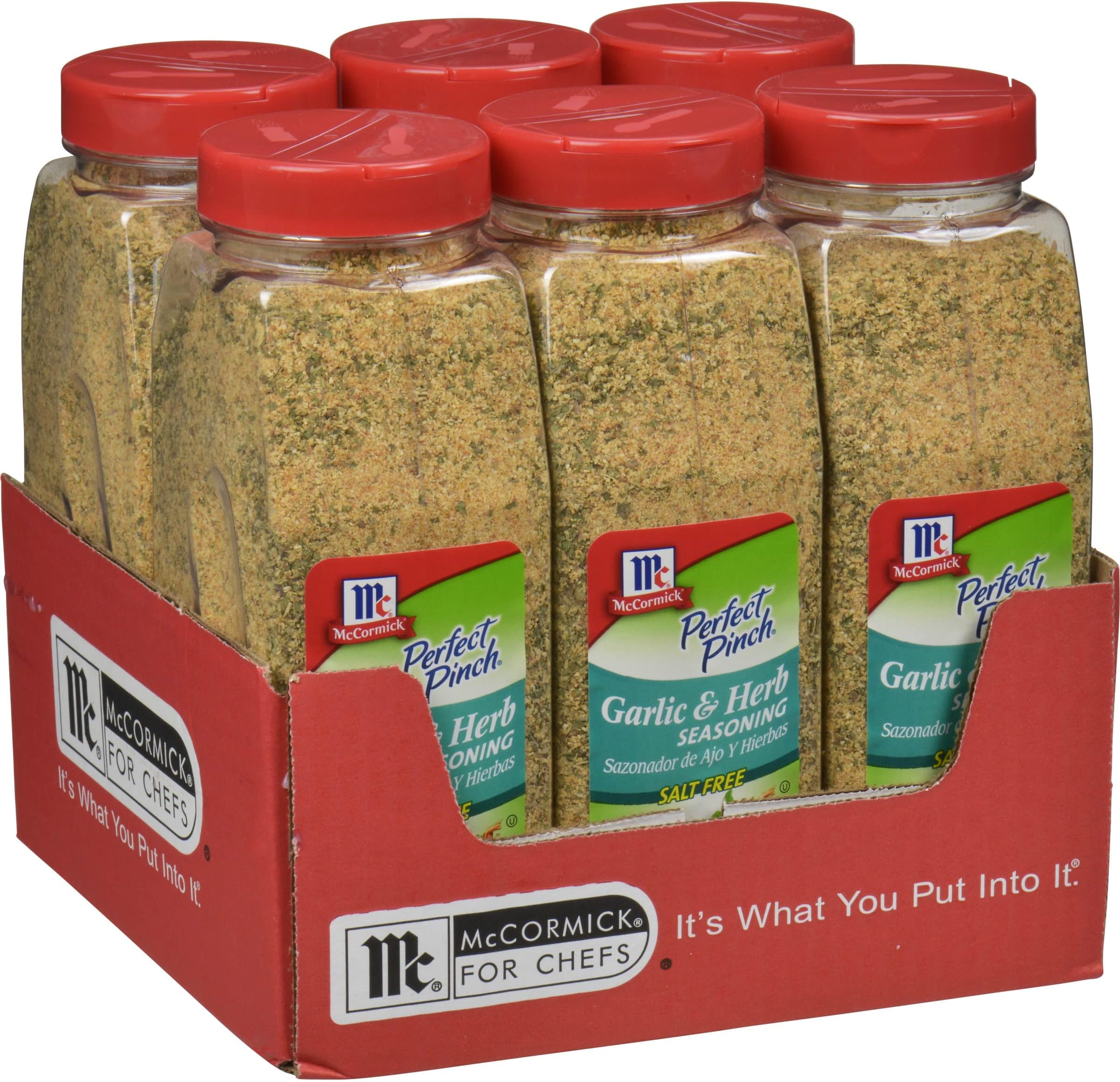 Amazon.com: McCormick Perfect Pinch Garlic & Herb Salt Free Seasoning ...