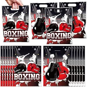 Amazon.com: Falueqg Boxing Party Favor Bags - 50 Pcs Boxing Match ...
