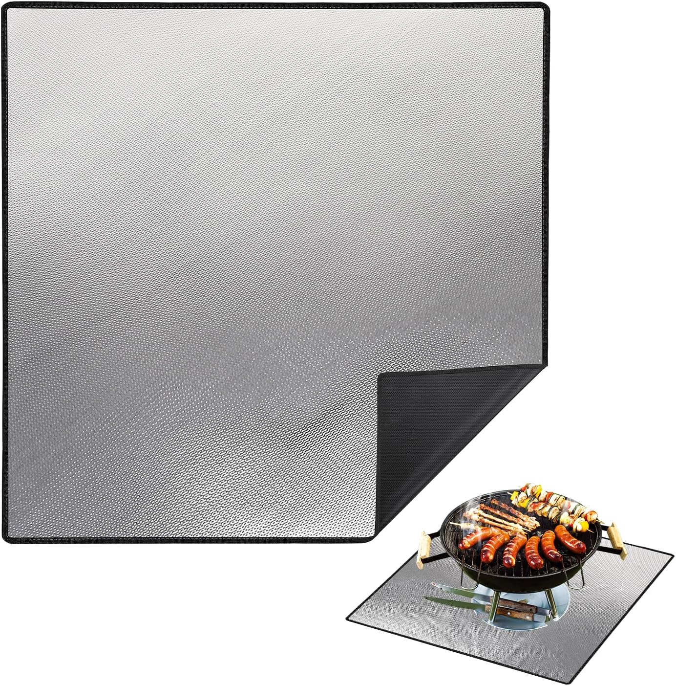 Amazon.com : TAISOCA Wood Stove Mat Protector Tent Fire Pit Mats 22.8 ...