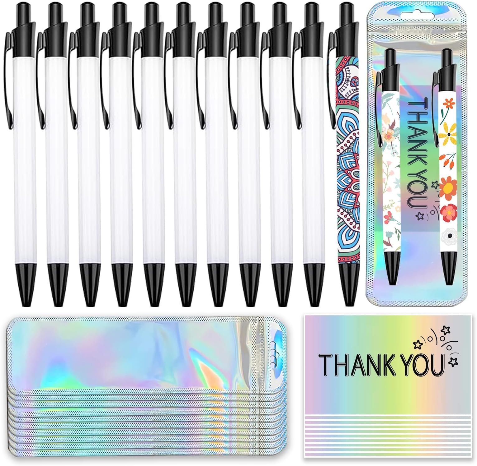 Amazon.com : Sublimation Pens Blank Heat Transfer Pen Sublimation ...