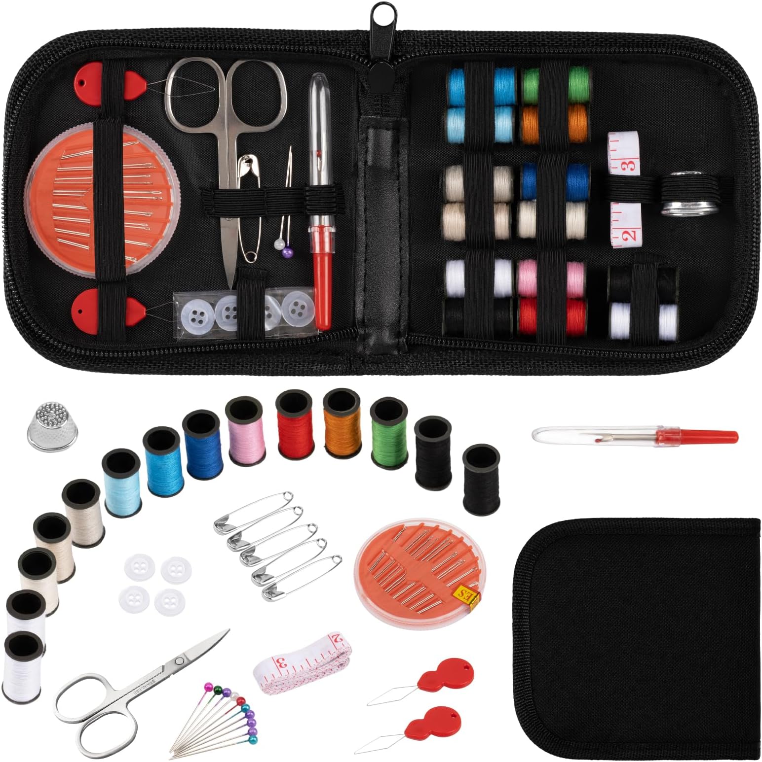 Amazon.com: Best Sewing Kit Bundle with Scissors, Thimble, Thread ...
